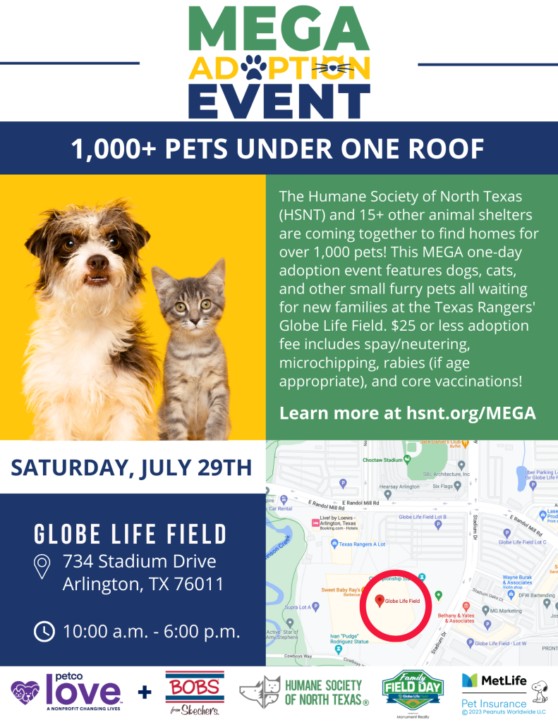 SPCA of Texas | Mega Adoptions Event - SPCA of Texas